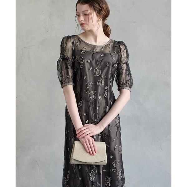 ZOZO問い合わせ番号:106292380ショップ:AIMER，エメブランド:AIMER，エメ商品名:配色フラワー刺繍チュールAラインパーティードレスカテゴリ:ワンピース/ドレス>ドレスブランド品番:0324-7-14100素材:表地...