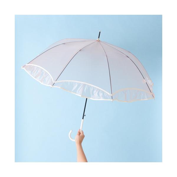 ZOZO問い合わせ番号:106328191ショップ:Francfranc，フランフランブランド:Francfranc，フランフラン商品名:シアーフリルアンブレラ 長傘 61cm ピンク 雨傘 ジャンプ式カテゴリ:ファッション雑貨>長傘...