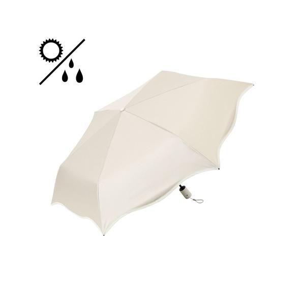 ZOZO問い合わせ番号:106328204ショップ:Francfranc，フランフランブランド:Francfranc，フランフラン商品名:【遮光率・UVカット率100％生地使用】自動開閉 遮光 ウェーブパイピング 折りたたみ傘 50cm ベ...