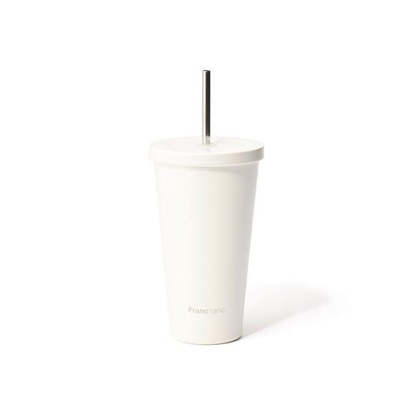 ZOZO問い合わせ番号:106328205ショップ:Francfranc，フランフランブランド:Francfranc，フランフラン商品名:ストロー付きステンレスタンブラー アイボリー 480ml 保温 保冷 ギフト プレゼントカテゴリ:食器...