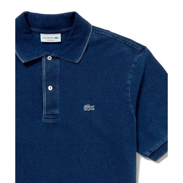 ZOZO問い合わせ番号:106328240ショップ:LACOSTE，ラコステブランド:LACOSTE，ラコステ商品名:オーバーサイズ インディゴ 半袖ポロシャツカテゴリ:トップス>ポロシャツブランド品番:PH9428-99素材:本体 ...