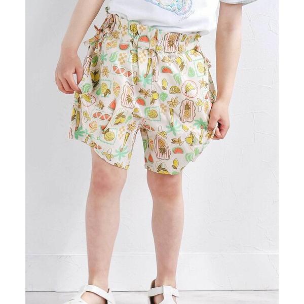 『タイムセール実施中』ZOZO問い合わせ番号:106328357ショップ:BEBE ONLINE STORE，ベベ オンラインストアブランド:SLAP SLIP，スラップスリップ商品名:【接触冷感/お揃い】無地+総柄タック入りショートパンツ...