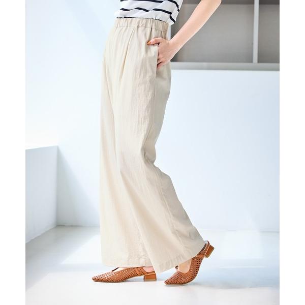 ZOZO問い合わせ番号:106328472ショップ:ROPE' PICNIC，ロぺピクニックブランド:ROPE' PICNIC，ロペピクニック商品名:レーヨンナイロンイージーワイドパンツ/UVカットカテゴリ:パンツ>その他パンツブラン...