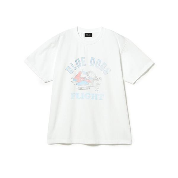 ZOZO問い合わせ番号:106328720ショップ:BEAMS MEN，ビームス メンブランド:BEAMS T，ビームスティー商品名:BEAMS / BLUE DOGS FLIGHT T-shirtカテゴリ:トップス>Tシャツ/カット...