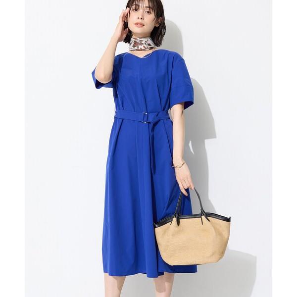 ZOZO問い合わせ番号:106329117ショップ:INDIVI，インディヴィブランド:INDIVI，インディヴィ商品名:【撥水／UVケア／SETUP可能】軽量ベルト付きAラインワンピースカテゴリ:ワンピース/ドレス>ワンピースブラン...