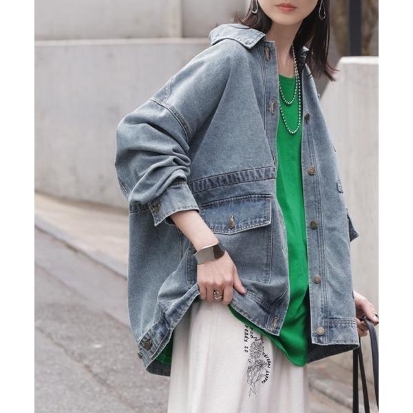 ZOZO問い合わせ番号:106329214ショップ:HUG.U，ハグユーブランド:HUG.U，ハグユー商品名:オーバーサイズデニムジャケットカテゴリ:ジャケット/アウター>デニムジャケットブランド品番:d893素材:綿75%， ポリエ...