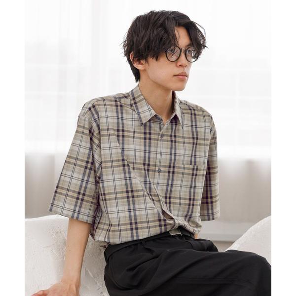 ZOZO問い合わせ番号:106329534ショップ:GLOBAL WORK，グローバルワークブランド:GLOBAL WORK，グローバルワーク商品名:URBANシャツAIR/5分袖/638140カテゴリ:トップス>シャツ/ブラウスブラ...