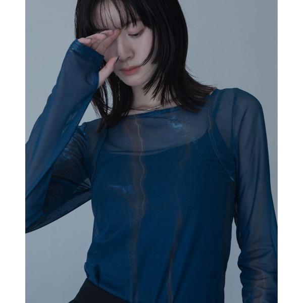 ZOZO問い合わせ番号:106330065ショップ:Avenue，アヴェニューブランド:VACANCY，ヴァカンシー商品名:アート柄スクエアネックシアートップスカテゴリ:トップス>Tシャツ/カットソーブランド品番:336261-998...