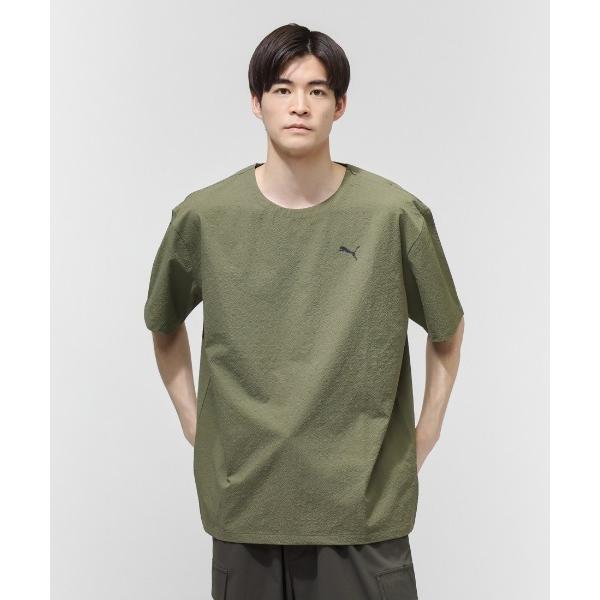 『タイムセール実施中』ZOZO問い合わせ番号:106330815ショップ:アルペンZOZOTOWN店，アルペンゾゾタウンテンブランド:PUMA，プーマ商品名:プーマ PUMA ESS ELEVATED ウーブン SS クルーカテゴリ:トップ...