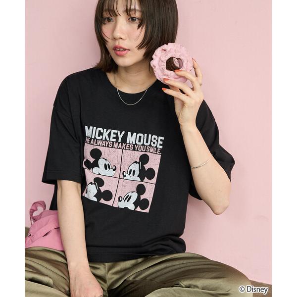 ZOZO問い合わせ番号:106331087ショップ:FREAK'S STORE，フリークスストアブランド:FREAK'S STORE，フリークスストア商品名:限定展開　別注/Mickey Mouse/ミッキーマウス/4box半袖プリントTシ...