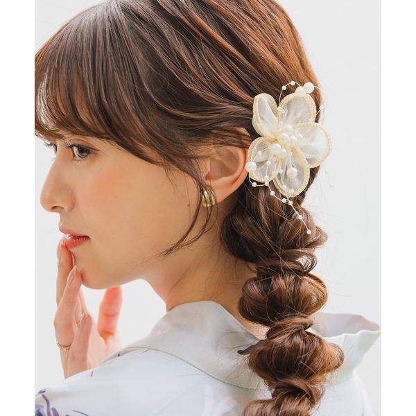 ZOZO問い合わせ番号:106331160ショップ:Honeys，ハニーズブランド:Honeys，ハニーズ，COLZA，コルザ商品名:シアーフラワークリップカテゴリ:水着/着物・浴衣>和装小物ブランド品番:337-111-9622素材...