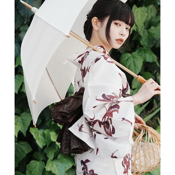 ZOZO問い合わせ番号:106331318ショップ:utatane，ウタタネブランド:utatane，ウタタネ商品名:浴衣 単品 utatane 赤紫とグリーンの乱菊カテゴリ:水着/着物・浴衣>浴衣ブランド品番:5000267900素...