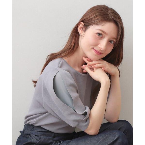 ZOZO問い合わせ番号:106331812ショップ:index，インデックスブランド:index，インデックス商品名:【接触冷感】クールタッチラップスリーブニット《UVケア／洗濯機OK／XS〜3L／9col》カテゴリ:トップス>ニット...