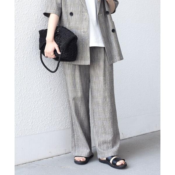 ZOZO問い合わせ番号:106331909ショップ:SHIPS for women，シップス フォー ウィメンブランド:SHIPS Colors，シップス カラーズ商品名:SHIPS Colors:バンピー スラブ チェック イージーパンツ...