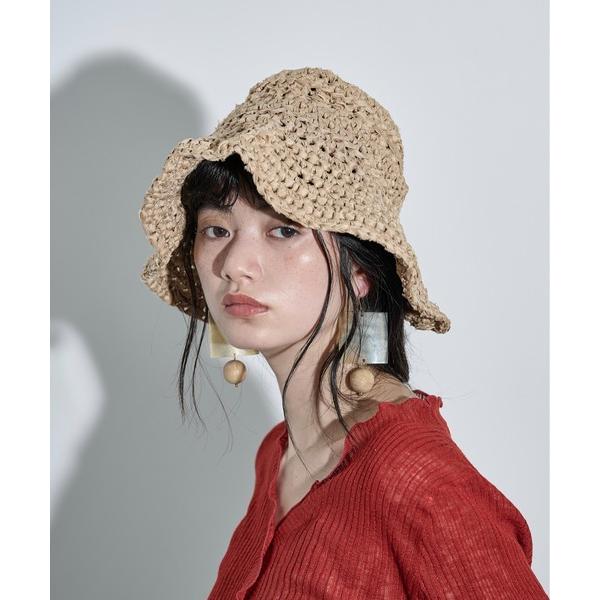 ZOZO問い合わせ番号:106331990ショップ:Auntie Rosa，アンティローザブランド:THE YOn，ザヨン商品名:バックスリットテープヤーンハットカテゴリ:帽子>ハットブランド品番:TY00000516素材:ポリエステ...