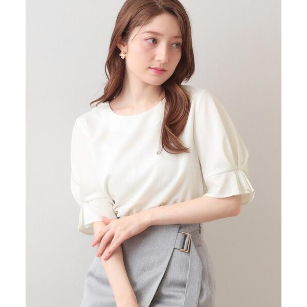 ZOZO問い合わせ番号:106332241ショップ:index，インデックスブランド:index，インデックス商品名:【接触冷感】タックパフスリーブブラウス《吸水速乾／防シワ／洗濯機OK／XS〜3L／6col》カテゴリ:トップス>シャ...