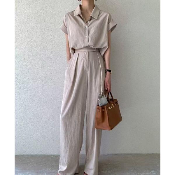 『タイムセール実施中』ZOZO問い合わせ番号:106332431ショップ:Doula Doula，ドゥーラドゥーラブランド:FAVORITO，ファヴォリート商品名:襟付きシングルブレスト半袖ハイウエストパンツ2点セットアップカテゴリ:ジャケ...