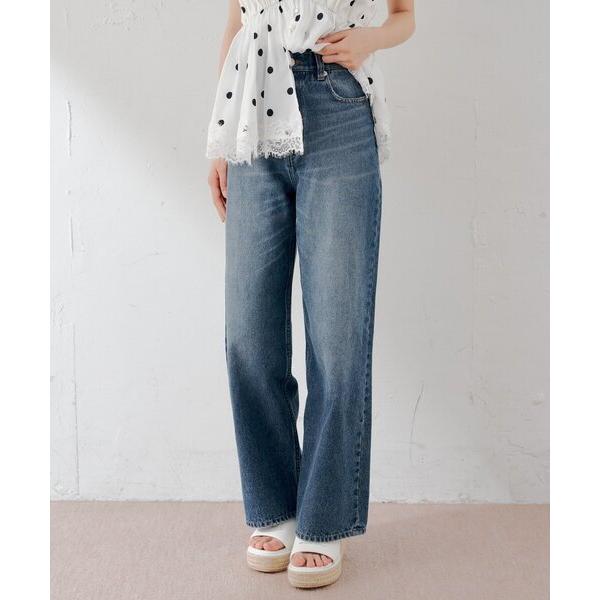 ZOZO問い合わせ番号:106332520ショップ:Chico，チコブランド:Chico，チコ商品名:2wayストレートデニムカテゴリ:パンツ>デニムパンツブランド品番:CHZ1061403A0002素材:本体：綿100％ 皮革部分：...