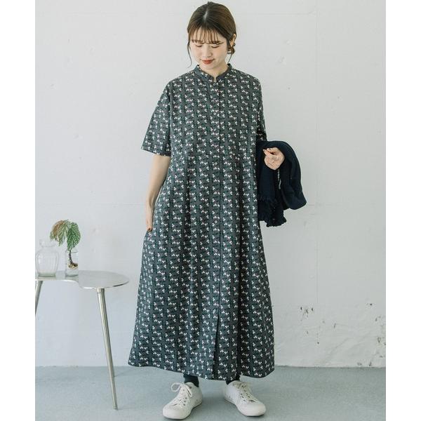 ZOZO問い合わせ番号:106332593ショップ:COO ONLINE，クーオンラインブランド:POU DOU DOU，プードゥドゥ商品名:すみれプリントシャツワンピースカテゴリ:ワンピース/ドレス>ワンピースブランド品番:261-...