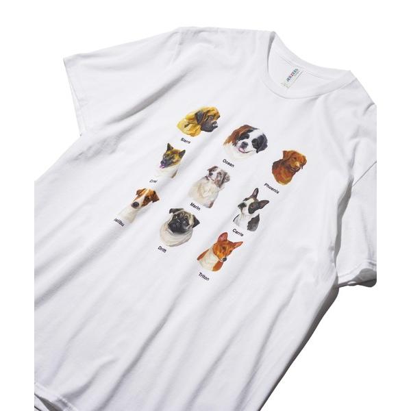 ZOZO問い合わせ番号:106368400ショップ:C.E.L.STORE，セルストアブランド:JERZEES，ジャージーズ，C.E.L.STORE，セルストア商品名:JERZEES / ジャージーズ ”9 DOGS” SS TEE ドッグ...