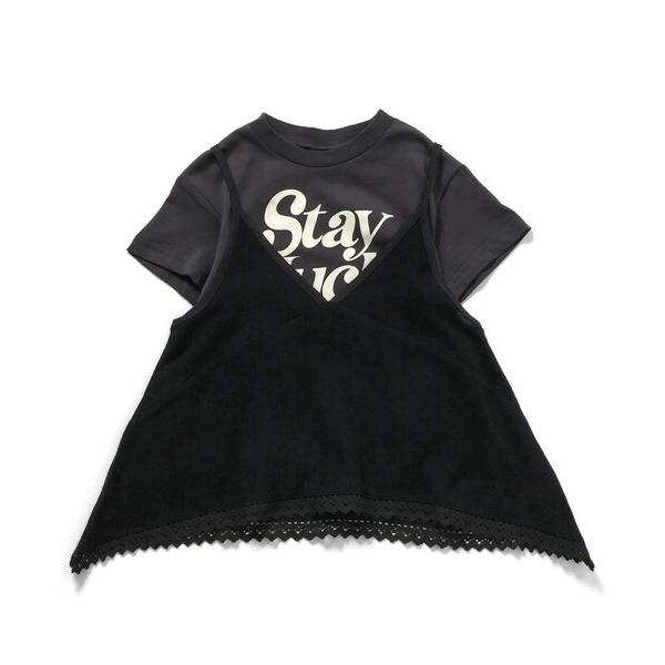 ZOZO問い合わせ番号:106368560ショップ:F.O.Online Store，エフオーオンラインストアブランド:BREEZE，ブリーズ商品名:【2Pセット】レースキャミ半袖Tシャツトップスカテゴリ:トップス>Tシャツ/カットソ...