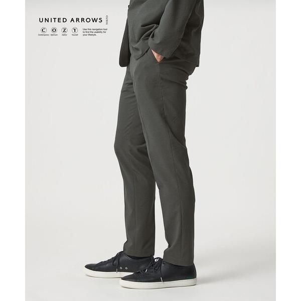 『セール実施中』ZOZO問い合わせ番号:106368729ショップ:UNITED ARROWS，ユナイテッドアローズブランド:UNITED ARROWS，ユナイテッドアローズ商品名:ライトサッカー ノープリーツ テーパードパンツ UA CO...