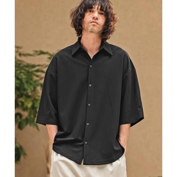ZOZO問い合わせ番号:106369436ショップ:CAMBIO，カンビオブランド:CAMBIO，カンビオ商品名:mhs2635- 梨地ビッグシルエットSSシャツ(HLCM0269)カテゴリ:トップス>シャツ/ブラウスブランド品番:H...