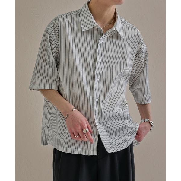 ZOZO問い合わせ番号:106369890ショップ:epnok，エプノックブランド:epnok，エプノック商品名:ベーシックルーズストライプ半袖シャツカテゴリ:トップス>シャツ/ブラウスブランド品番:668956素材:レーヨン 41 ...