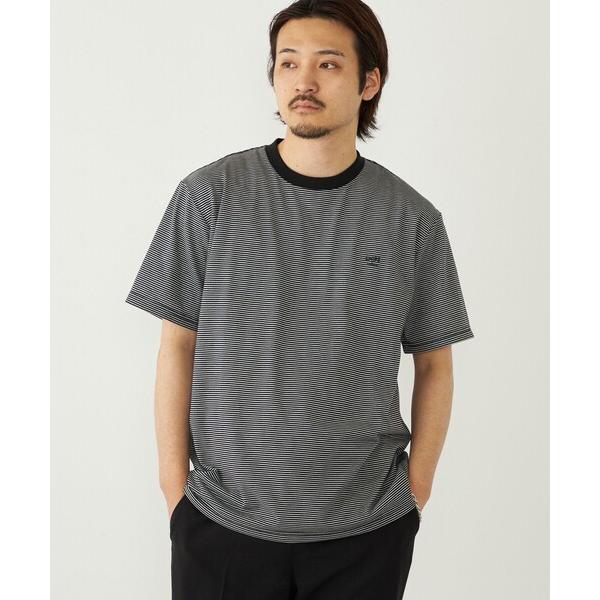 ZOZO問い合わせ番号:106370308ショップ:SHIPS，シップスブランド:SHIPS Colors，シップス カラーズ商品名:SHIPS Colors:〈速乾〉CAVE(R) ワンポイント ロゴ ボーダー Tシャツ◇カテゴリ:トップ...