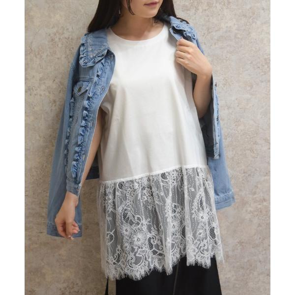 ZOZO問い合わせ番号:106370471ショップ:axes femme，アクシーズファムブランド:axes femme，アクシーズファム商品名:裾レースノースリーブＰＯカテゴリ:トップス>Tシャツ/カットソーブランド品番:CM16X...
