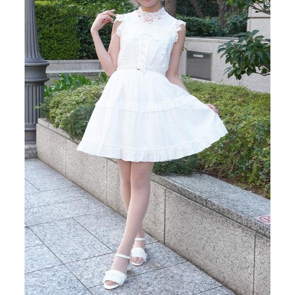 ZOZO問い合わせ番号:106370473ショップ:axes femme，アクシーズファムブランド:axes femme POETIQUE，アクシーズファムポエティック商品名:コットンレースキャミＯＰカテゴリ:ワンピース/ドレス>ワン...