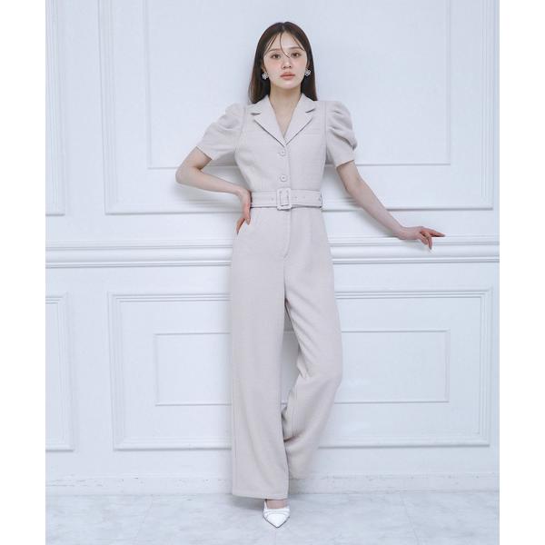 ZOZO問い合わせ番号:106370766ショップ:ROYAL PARTY，ロイヤルパーティーブランド:ROYAL PARTY，ロイヤルパーティー商品名:【ONLINE限定カラーあり/丈が選べる】ツイードテーラーオールインワンカテゴリ:オー...