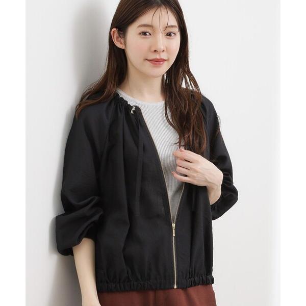 ZOZO問い合わせ番号:106370974ショップ:grove，グローブブランド:grove，グローブ商品名:気温調整にも◎ブラウス感覚で羽織れるシアーブルゾンカテゴリ:ジャケット/アウター>ブルゾンブランド品番:768-45025-...