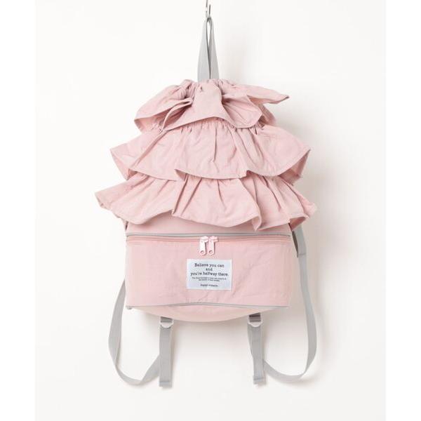 ZOZO問い合わせ番号:106371365ショップ:Karlas，カルラスブランド:repipi armario，レピピ アルマリオ商品名:repipi armario レピピアルマリオ ボンサック ナップサック フリルデザイン ロゴカテゴ...