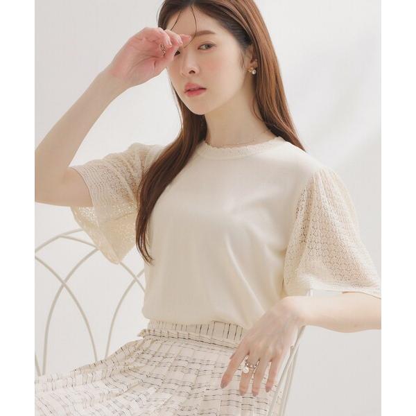 ZOZO問い合わせ番号:106371418ショップ:Couture brooch，クチュールブローチブランド:couture brooch，クチュールブローチ商品名:【アンサンブル可・UVカット・アンチピリング】透かしフレアー袖ニットカテゴ...