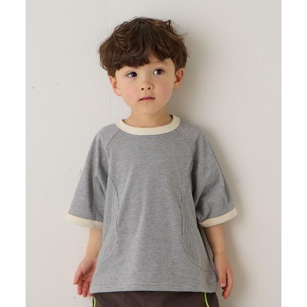 ZOZO問い合わせ番号:106371434ショップ:riziere，リジェールブランド:riziere，リジェール商品名:配色リブラグランスリーブ細ボーダーＴシャツカテゴリ:トップス>Tシャツ/カットソーブランド品番:RZ26SSRT...