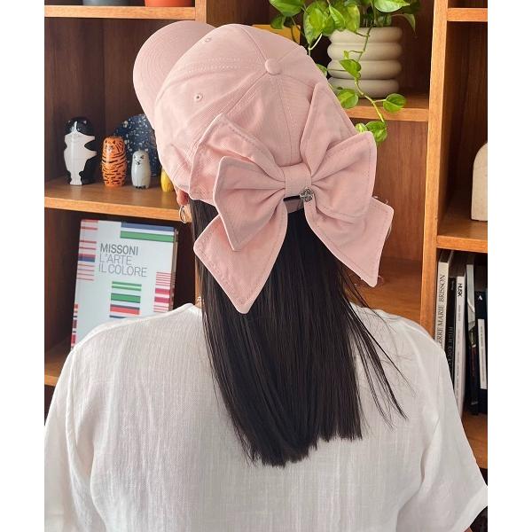 『タイムセール実施中』ZOZO問い合わせ番号:106371751ショップ:me Jane，ミージェーンブランド:Rejoule，リジュール，meJane，ミージェーン商品名:チャーム付き バックリボンキャップカテゴリ:帽子>キャップブ...