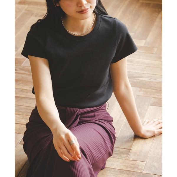 ZOZO問い合わせ番号:106371808ショップ:Spick &amp; Span，スピック アンド スパンブランド:NOBLE，ノーブル商品名:《追加・WEB限定カラー》スビンコットンスムースコンパクトTシャツ2カテゴリ:トップス&gt...