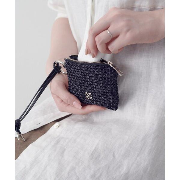 ZOZO問い合わせ番号:106372125ショップ:russet，ラシットブランド:russet，ラシット商品名:ナイロンラフィアスクエアマルチケースカテゴリ:財布/小物>その他小物ブランド品番:RUZ1061489A0001素材:本...