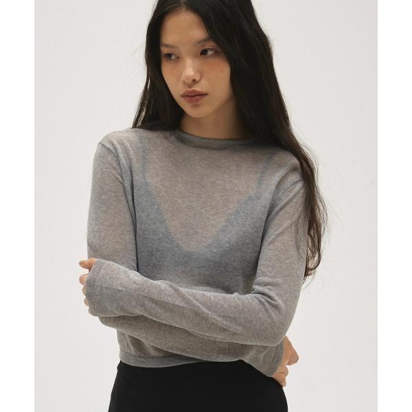 ZOZO問い合わせ番号:106372505ショップ:TODAYFUL，トゥデイフルブランド:TODAYFUL，トゥデイフル商品名:Compact Sheer Knitカテゴリ:トップス>ニット/セーターブランド品番:12610514素...