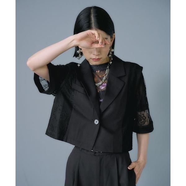 ZOZO問い合わせ番号:106372564ショップ:HARE，ハレブランド:HARE，ハレ商品名:レースキリカエジャケット(HARE)カテゴリ:ジャケット/アウター>テーラードジャケットブランド品番:647218素材:本体：ポリエステ...