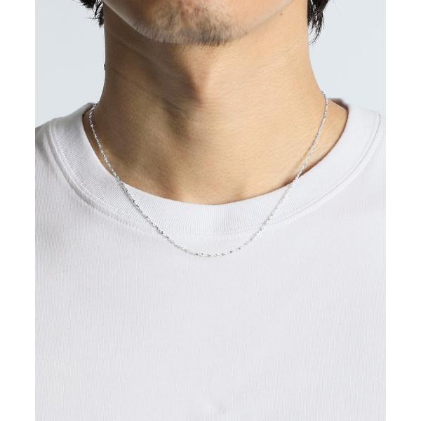 ZOZO問い合わせ番号:106372595ショップ:LANVIN en Bleu MEN，ランバン オン ブルー メンブランド:LANVIN en Bleu，ランバンオンブルー商品名:シルバー925 ツイストチェーン ネックレスカテゴリ:ア...