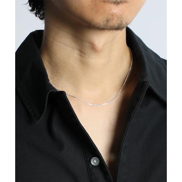 ZOZO問い合わせ番号:106372598ショップ:LANVIN en Bleu MEN，ランバン オン ブルー メンブランド:LANVIN en Bleu，ランバンオンブルー商品名:シルバー925 ベネチアンチェーン ネックレスカテゴリ:...