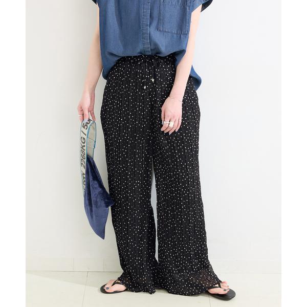 ZOZO問い合わせ番号:106372771ショップ:JOINT WORKS，ジョイントワークスブランド:B.C STOCK，ベーセーストック，Simplicite，サンプリシテ商品名:ウォッシャブル / シアードットプリーツイージーパンツカ...