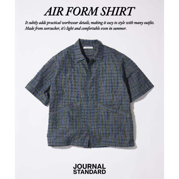 ZOZO問い合わせ番号:106372777ショップ:JOURNAL STANDARD，ジャーナルスタンダードブランド:JOURNAL STANDARD，ジャーナルスタンダード商品名:Airform / エアフォーム サッカー 半袖 シャツカ...