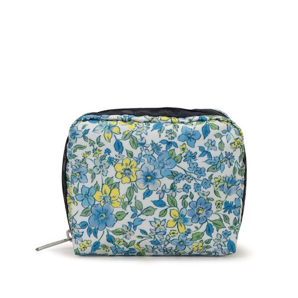 『タイムセール実施中』ZOZO問い合わせ番号:106376470ショップ:LeSportsac，レスポートサックブランド:LeSportsac，レスポートサック商品名:SQUARE COSMETIC タペストリーフラワーブルーカテゴリ:財布...