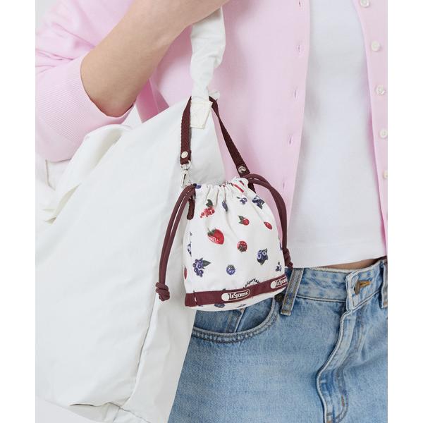 ZOZO問い合わせ番号:106376496ショップ:LeSportsac，レスポートサックブランド:LeSportsac，レスポートサック商品名:DRAWSTRING BUCKET CHARM ベリーメロウACCカテゴリ:アクセサリー&gt...