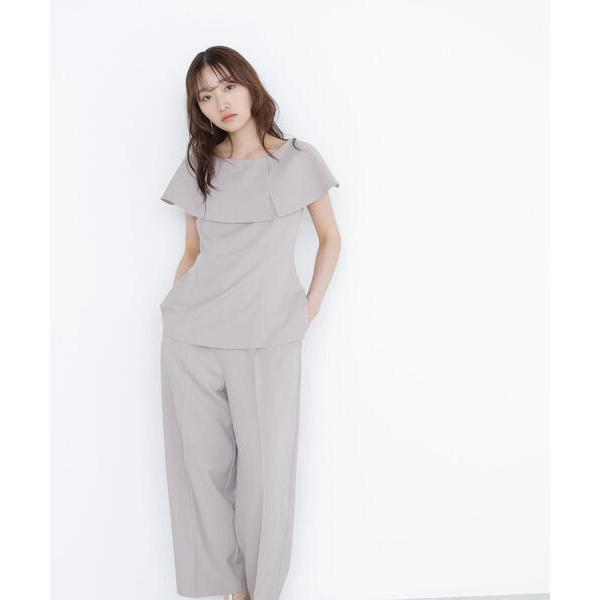 参考価格：15，994円発売時期：2025年05月コンディション：S（新品同様）タグ付きの未使用、または新品同様のアイテム付属品：タグ参考商品名：ケープカラーブラウス＆パンツ参考品番：017-5140514【商品に関する注意事項】・こちらの...