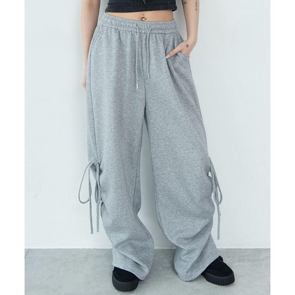 ZOZO問い合わせ番号:106408479ショップ:WEGO，ウィゴーブランド:WEGO，ウィゴー商品名:WEGO/【26春夏新作】サイドリボンスウェットパンツカテゴリ:パンツ>スウェットパンツブランド品番:MO26SS03-L000...