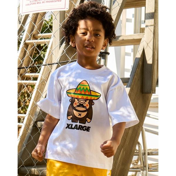 『セール実施中』ZOZO問い合わせ番号:106408539ショップ:X-girl Stages，エックスガール ステージスブランド:XLARGE KIDS，エクストララージキッズ商品名:メキシカンファニーゴリラ 半袖Tシャツカテゴリ:トップ...